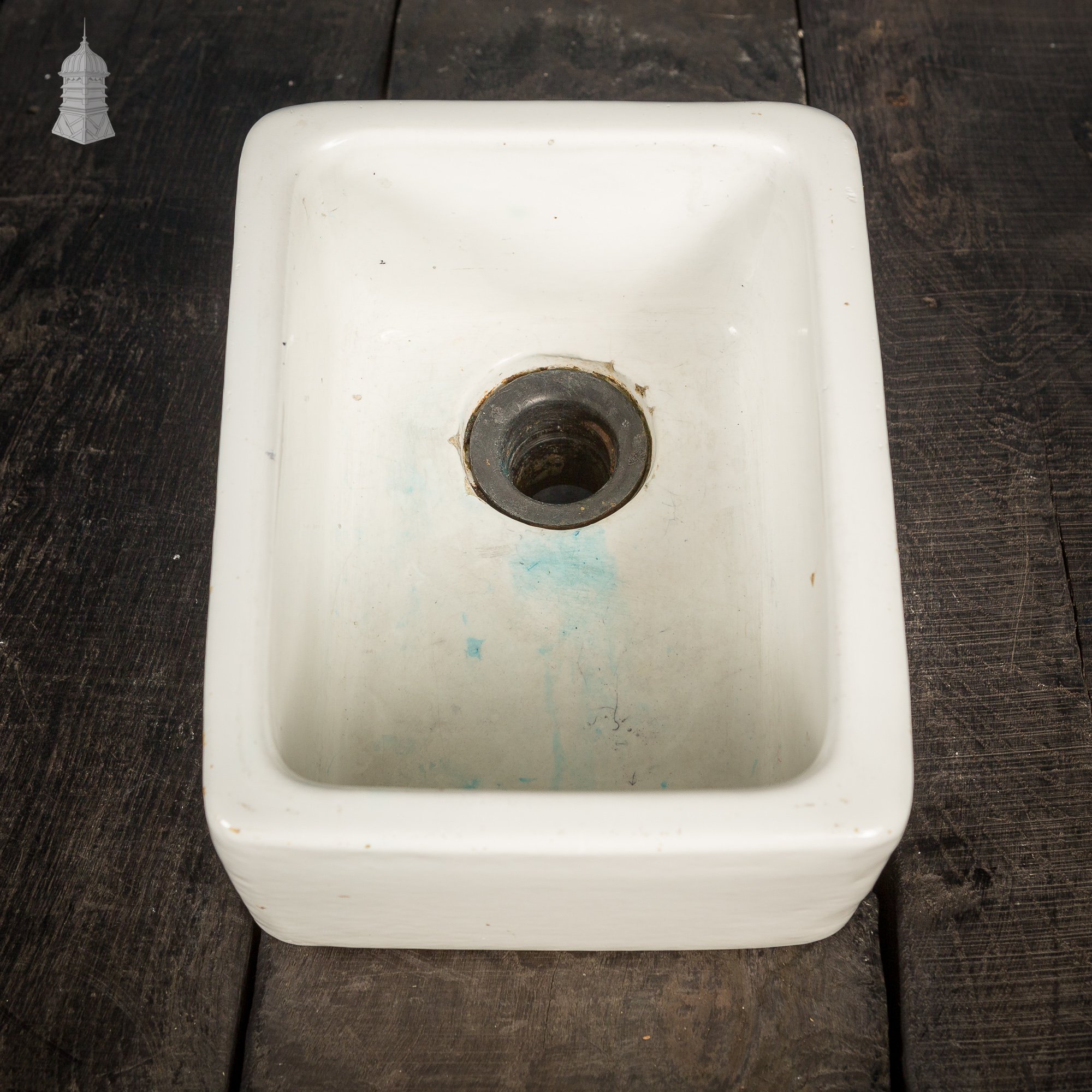 Small White School Science Lab Sink | Norfolk Reclamation