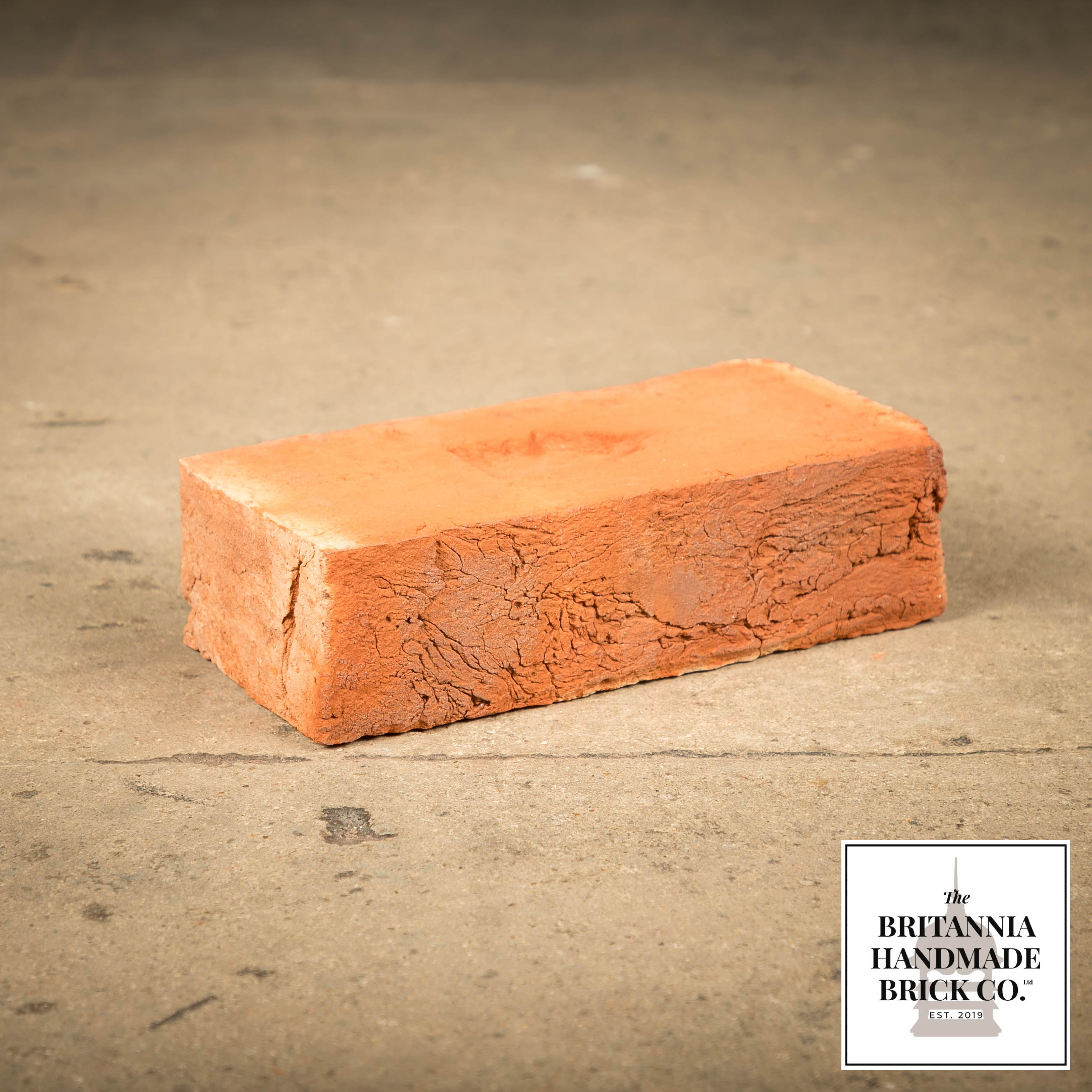 2.5" Handmade Red Brick, Period Style Facing Bricks | Norfolk Reclamation