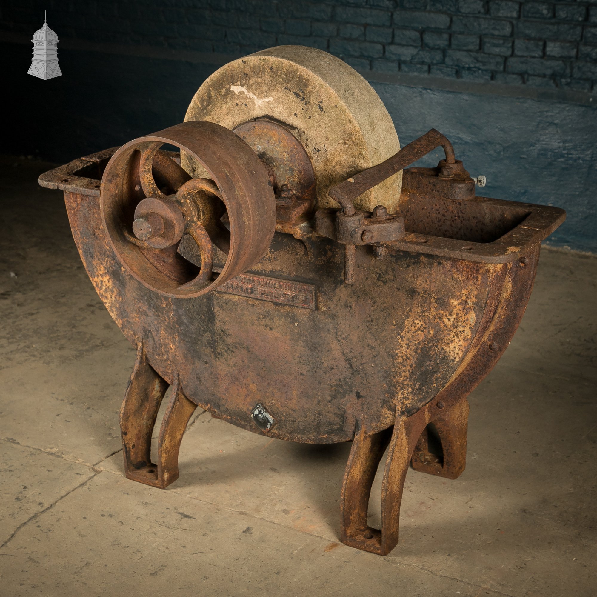 Industrial Grinding Wheel by Baldwin and Heap | Norfolk Reclamation