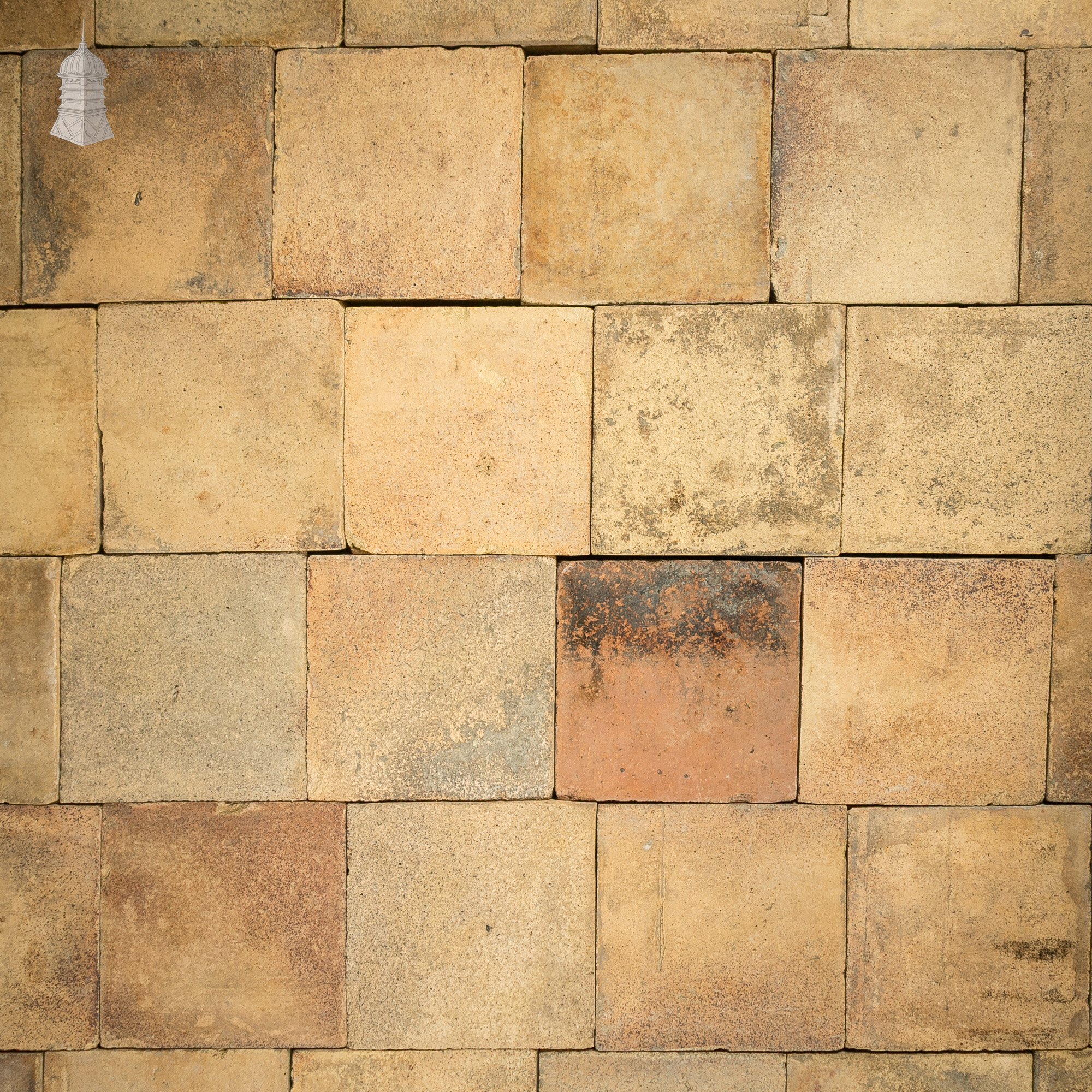Buff Floor Tile, Reclaimed 12" x 12", Batch of 176 - 16 Square Metres ...