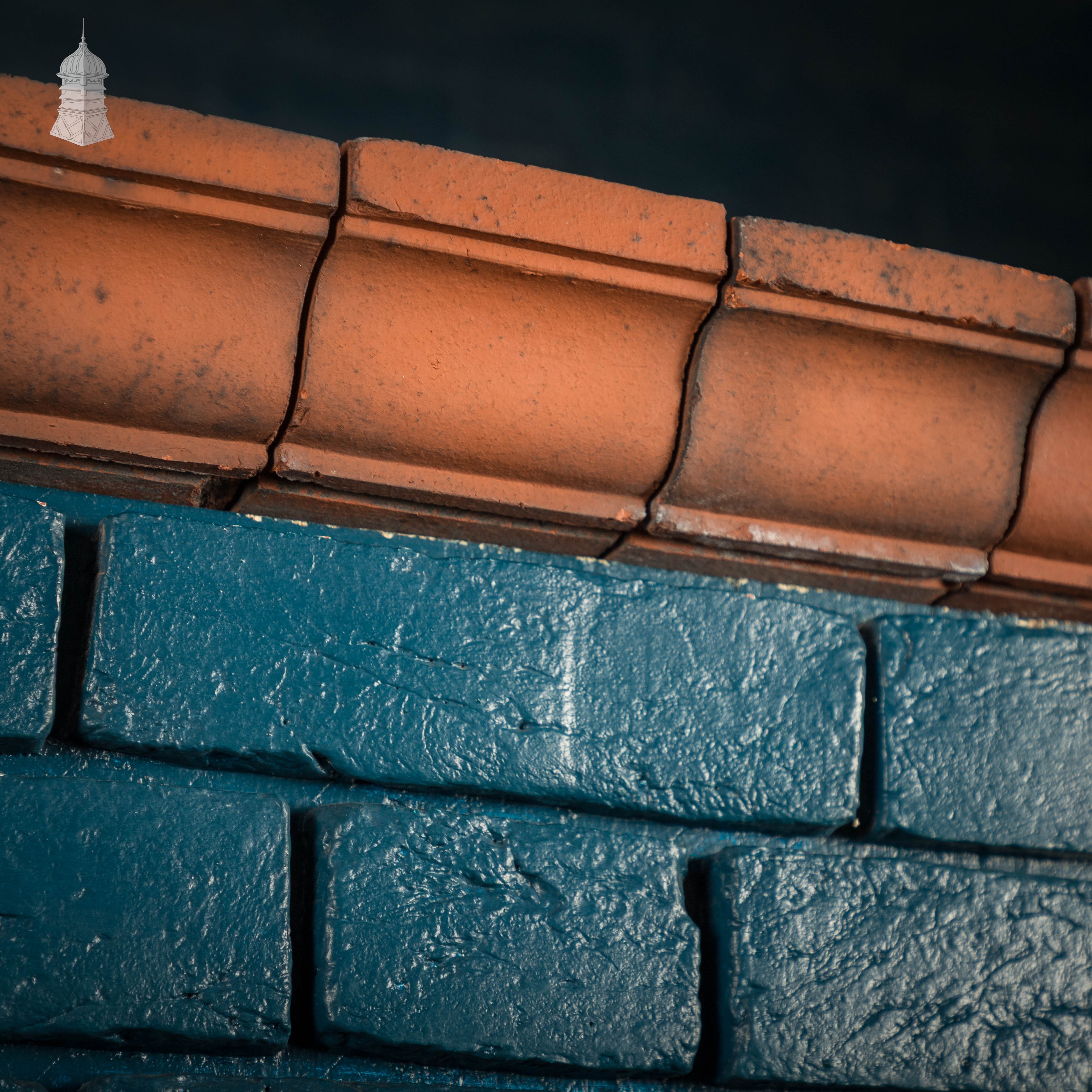 Decorative Header Bricks, Ogee Curve - Batch of 64 Reclaimed Red Brick ...